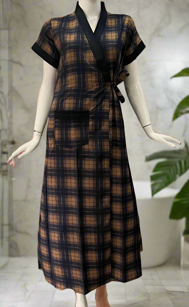 Lounge in Luxury: Cotton House Coat Sets for Ladies — Laces and Frills