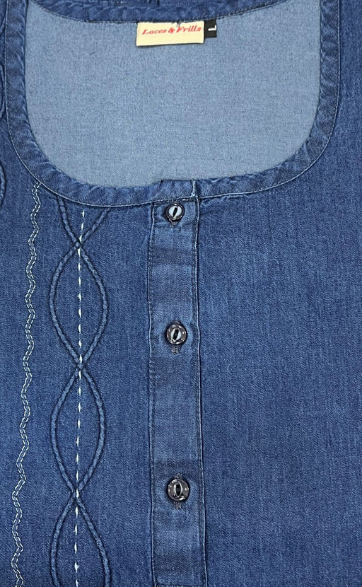 Denim Nighty | Laces and Frills