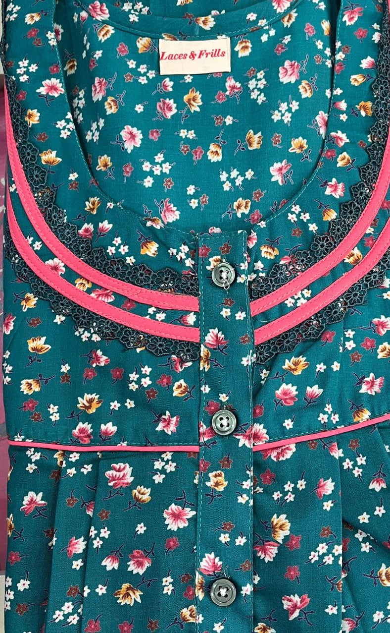 Medium Slim Fit Nighty (40 Inch Chest) | Laces and Frills