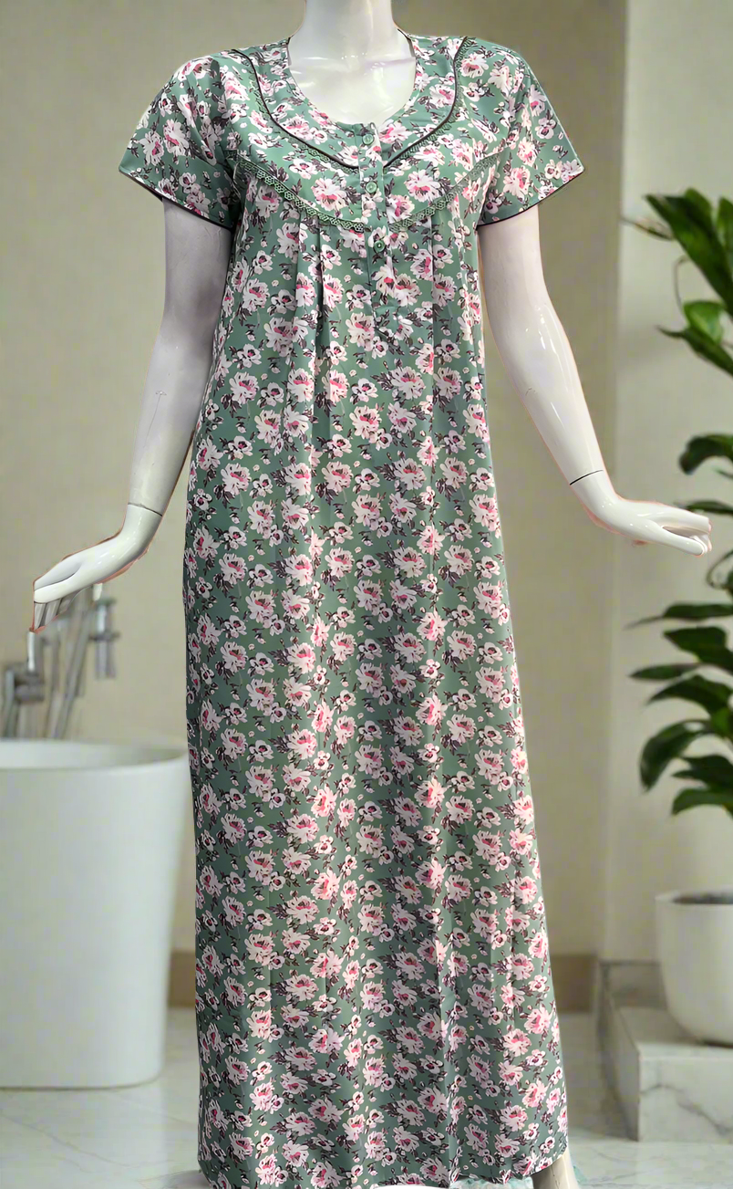 Nighties In Various Materials | Laces and Frills