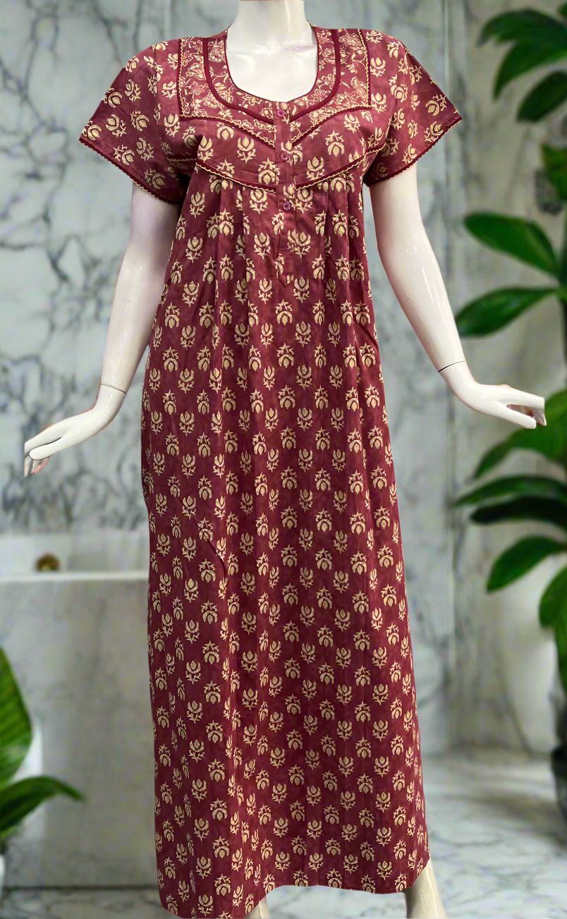 Medium Slim Fit Nighty (40 Inch Chest) | Laces and Frills